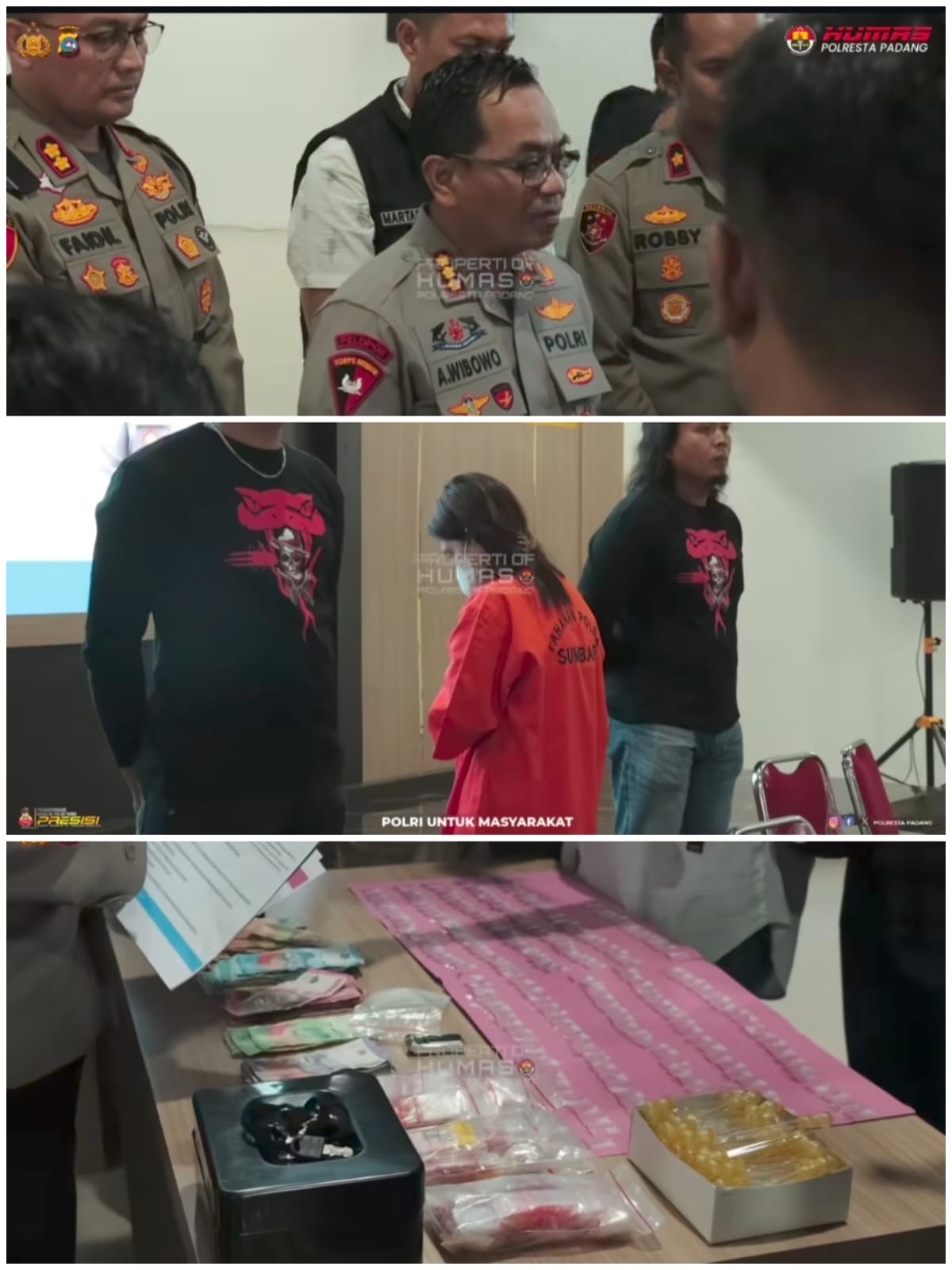 Polresta Padang Ungkap Kasus Narkoba di Aula Tuah Sakato - MitraRiau.com